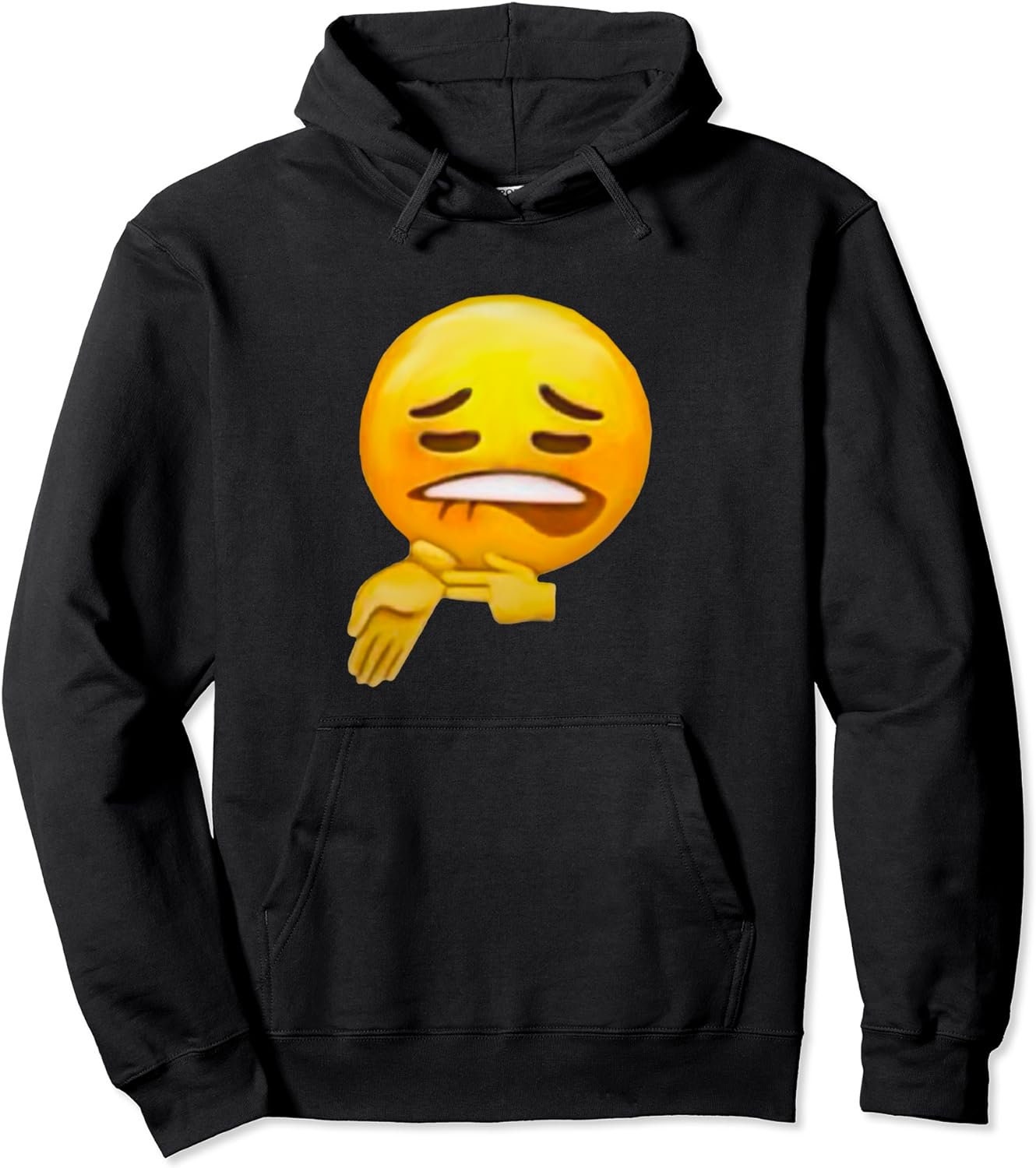 Sheesh Face Meme Biting Lip and Pointing at Arm Pullover - Etsy