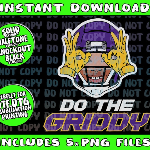 The Griddy Png - Etsy