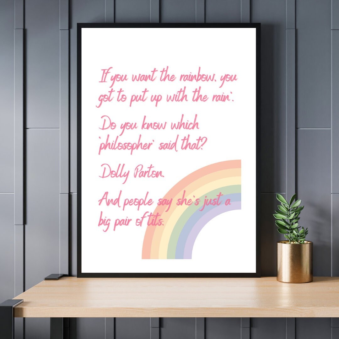 The Office UK Art David Brent Dolly Parton Artwork Digital Printable ...