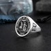 Silver University Signet Ring, Custom College Ring, Unisex Graduation ...