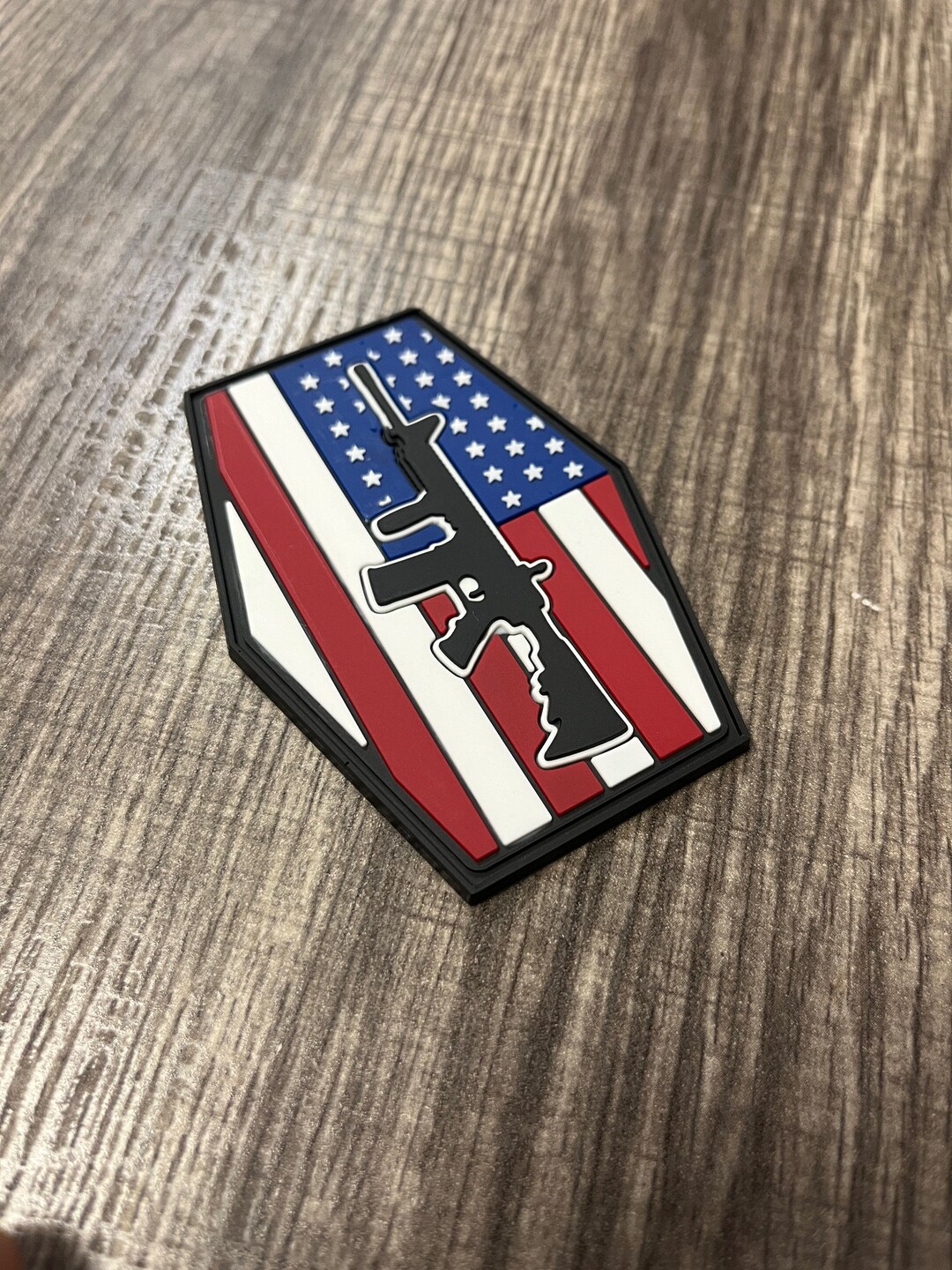 USA Flag M16 PVC Patch Rubber Patch - Etsy