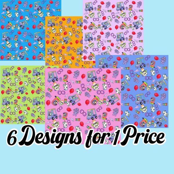 Bluey Print Seamless - Etsy