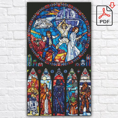 PDF PATTERN Star Wars Death Star Embroidery - Etsy