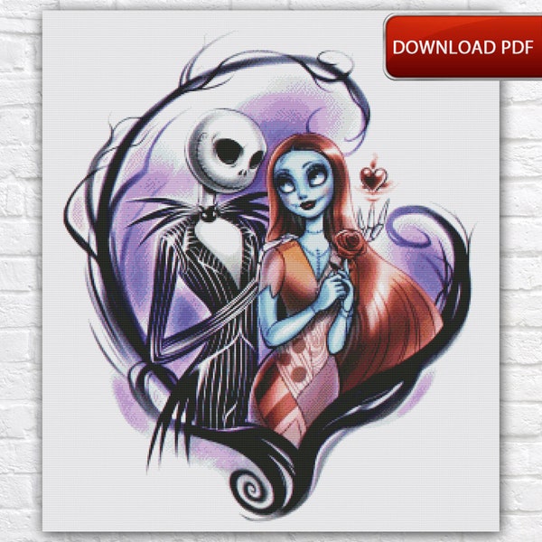 Jack and Sally Printable - Etsy