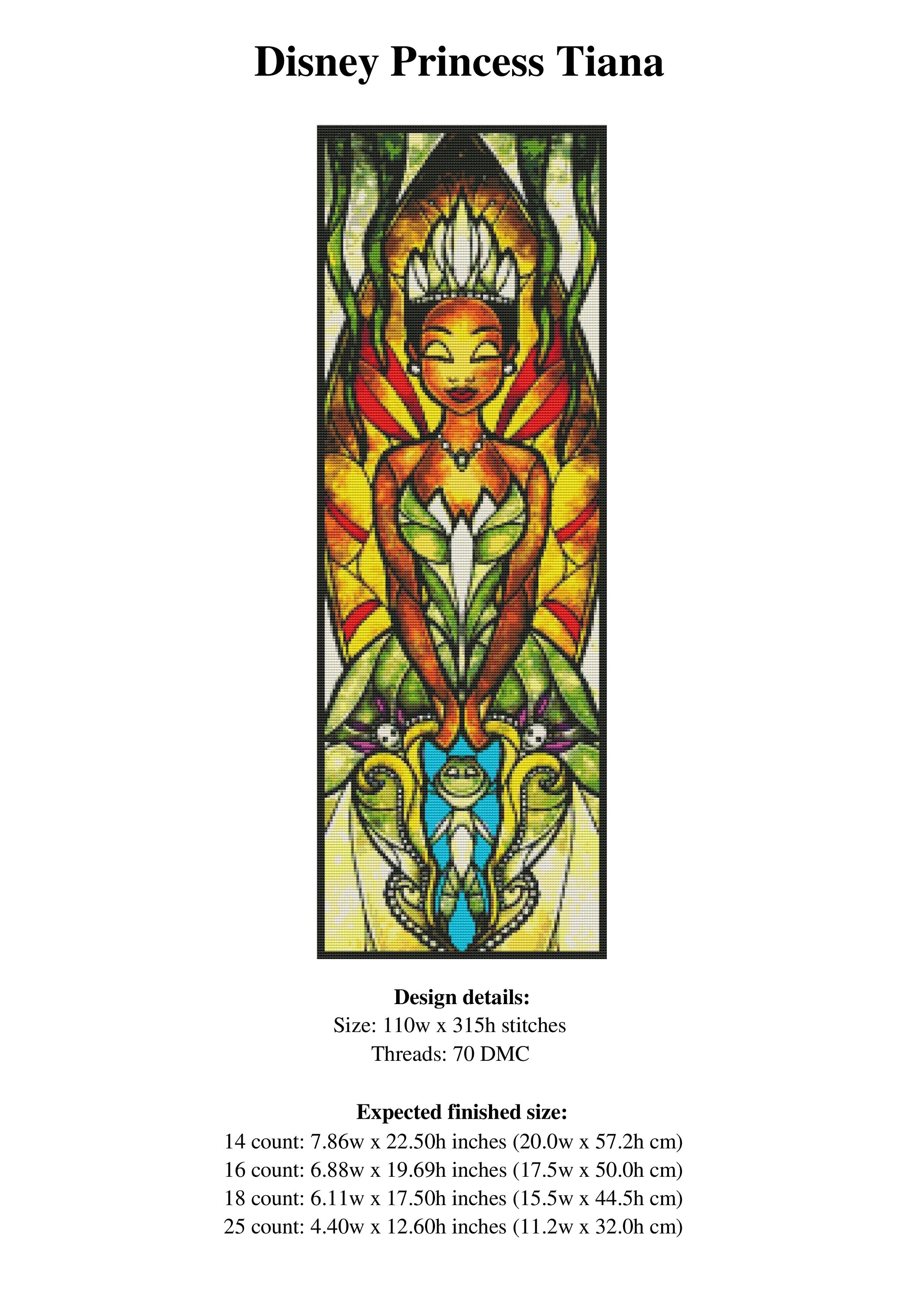 Disney Princess Stained Glass Series Princess Tiana 3 www.senqu.gov.za