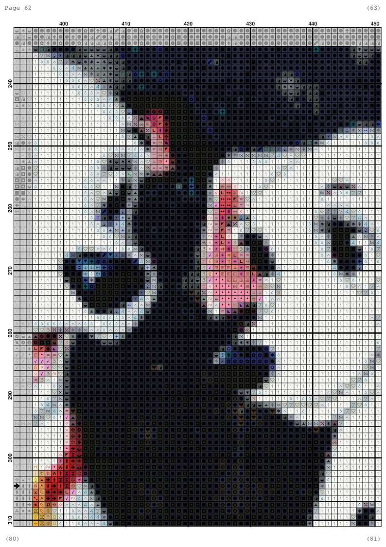 Cartoon Characters Cross Stitch Pattern / Large PDF Cross - Etsy