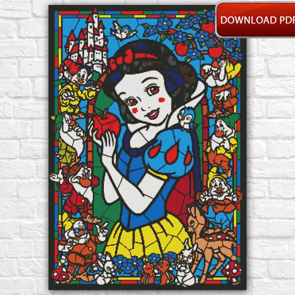 Stitch Stained Glass Svg - Etsy