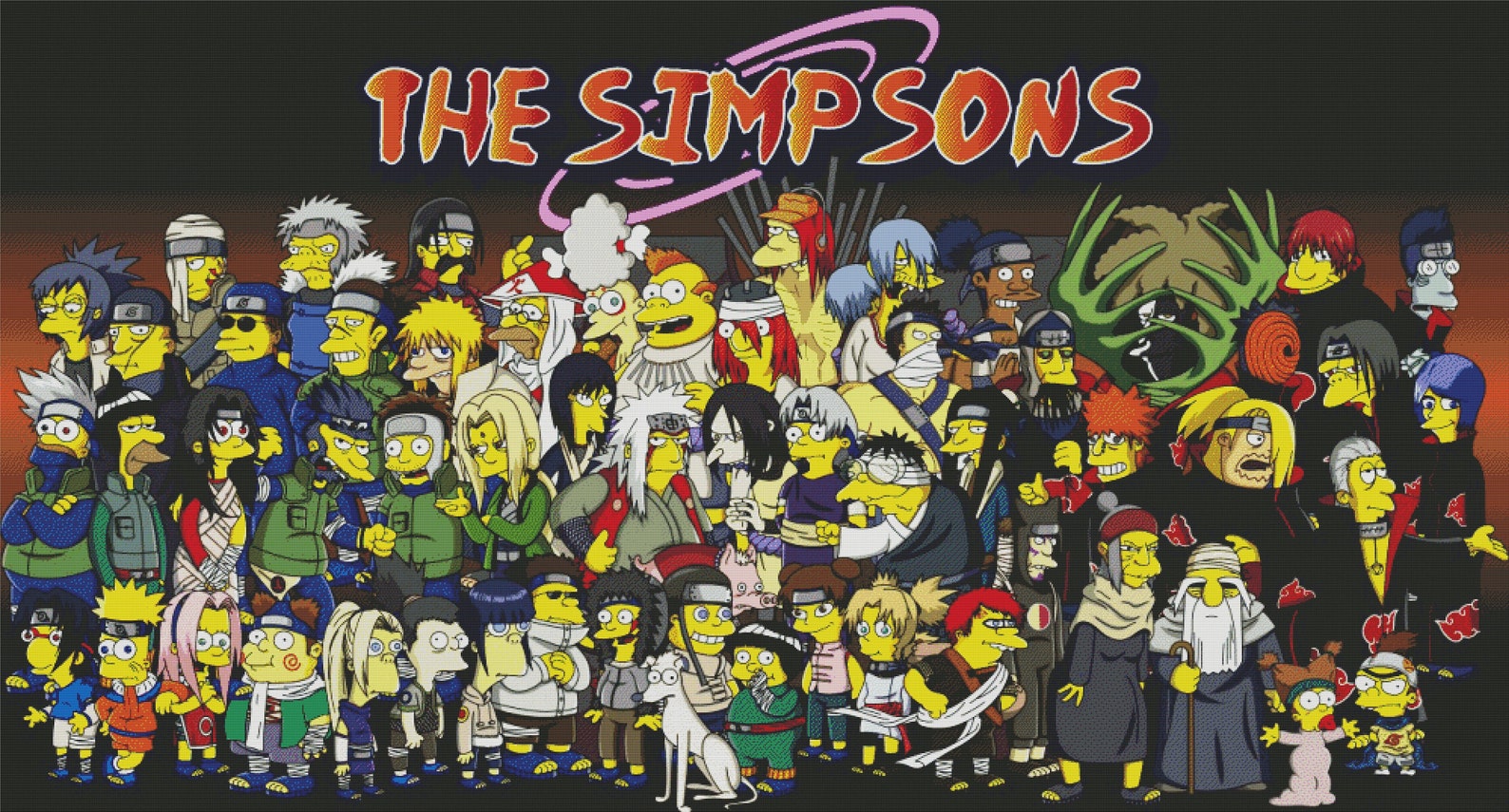 Simpsons Cross Stitch Pattern / Homer Cross Stitch Pattern / - Etsy