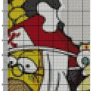 Simpsons Cross Stitch Pattern / Homer Cross Stitch Pattern / - Etsy