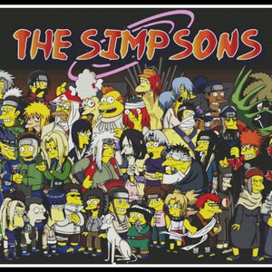 Simpsons Cross Stitch Pattern / Homer Cross Stitch Pattern / - Etsy
