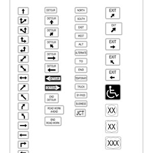 Autocad Traffic Signs- Guide, Regulator and Warning Signs. Dwg, Dxf and ...