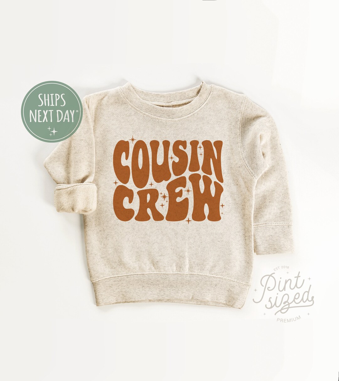 Cousin Crew Toddler Sweatshirt - Retro Kids Pullover - Cute Cousin ...
