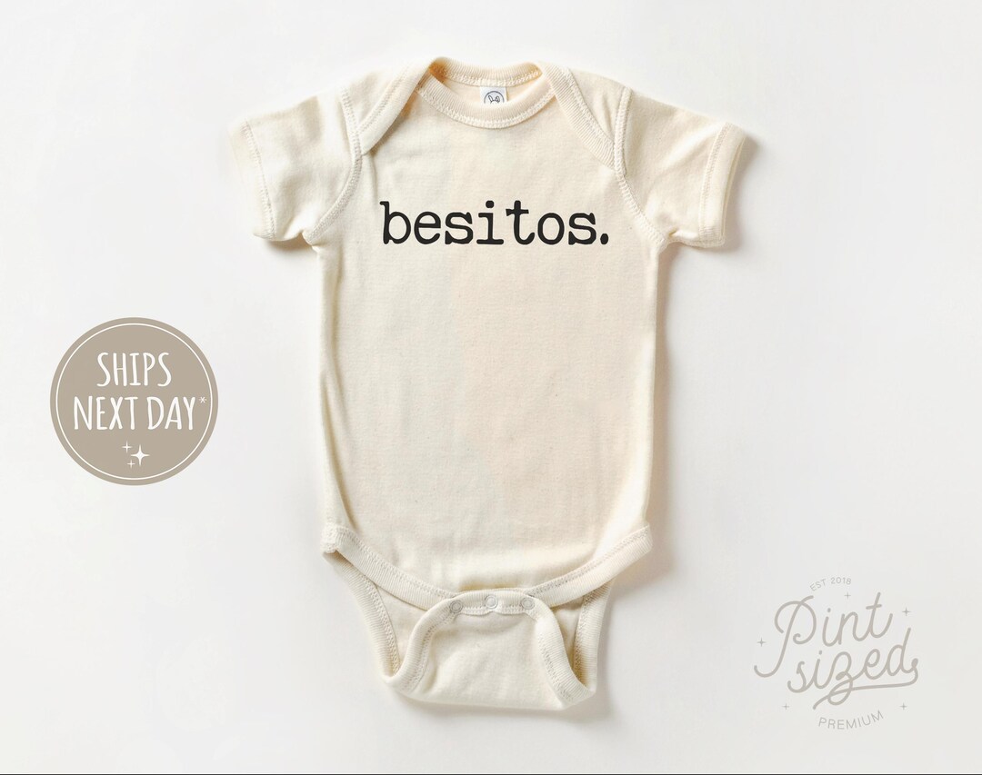 Besitos Baby Onesie® Spanish Baby Gift Minimalist Kisses Bodysuit Cute ...