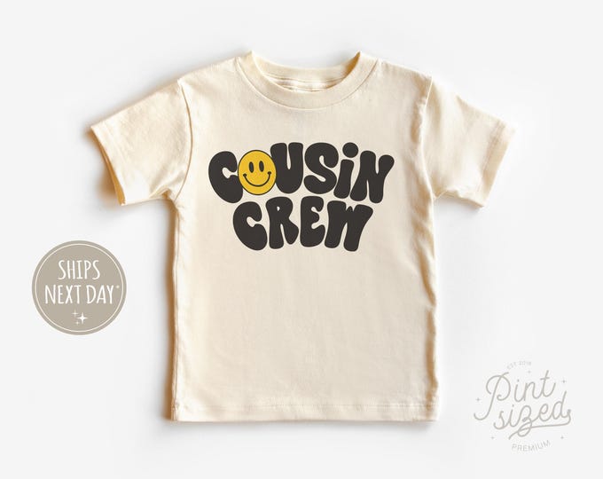 Personalized Cousin Crew Shirt-retro Cousin Crew Toddler Shirt-groovy Cousin Crew Shirt-kids ...