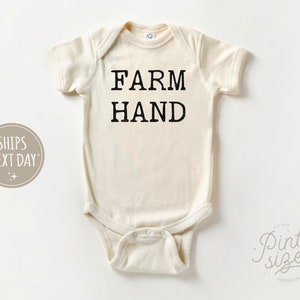 Farm Hand Toddler Shirt Minimalist Farm Natural Kids Shirt Country ...