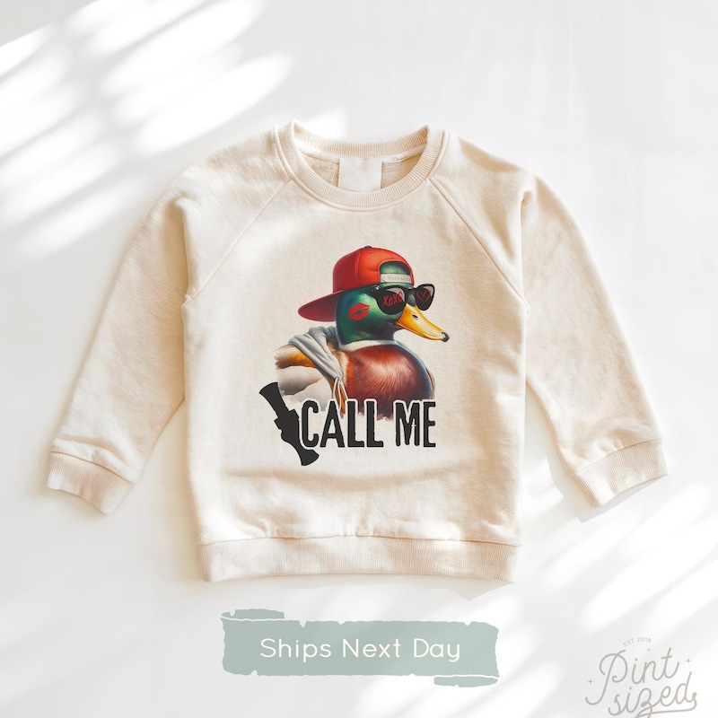 Call Me Duck Sweatshirt - Etsy