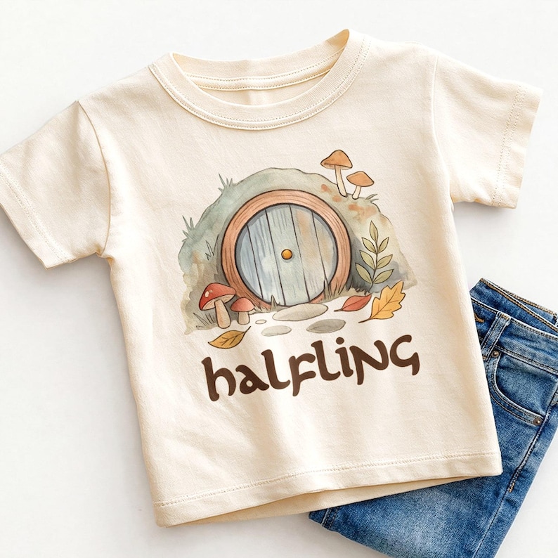 Halfling Baby Onesie - Cute Fantasy Hobbit Hole Bodysuit for Nerdy ...