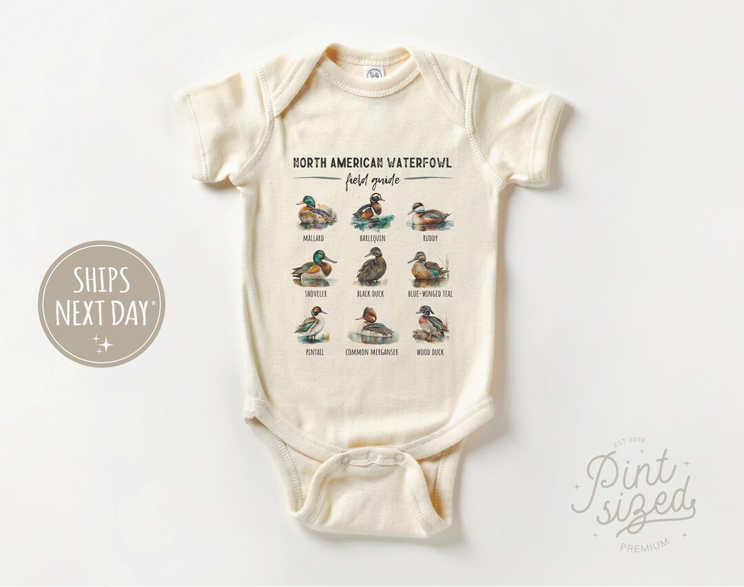 Ducks of North American Baby Onesie® - Wild Ducks Bodysuit - Cute ...