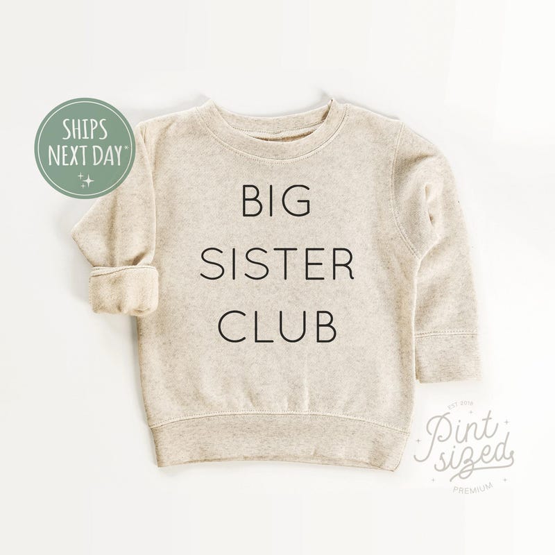 Big Sister Sweatshirt 8 9 - Etsy