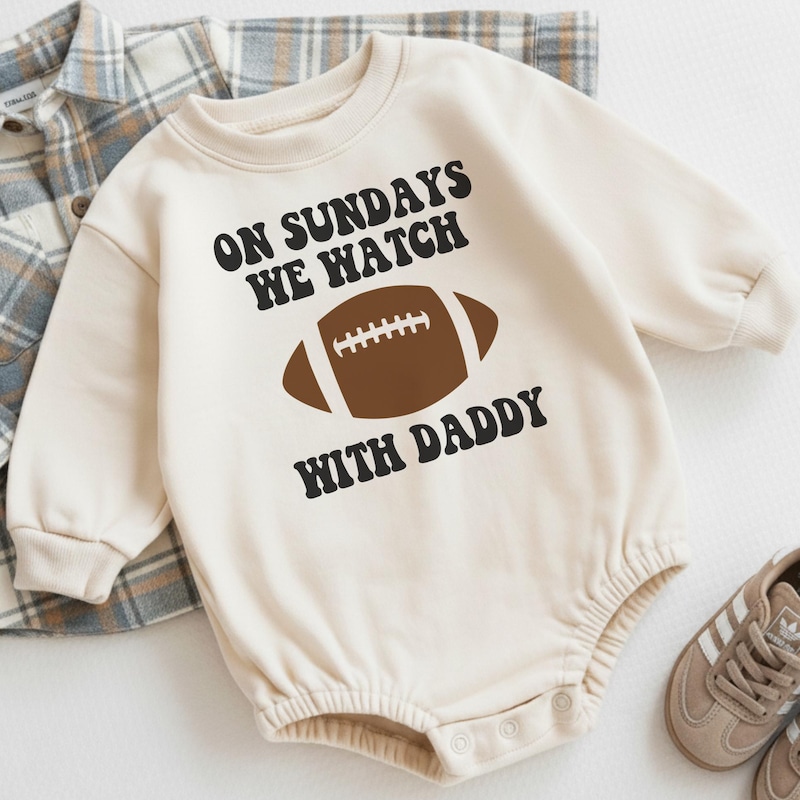 Baby Football Onesie - Etsy
