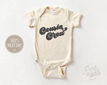 Cousin Crew Onesie® Boho Retro Bodysuit Cute Cousin - Etsy
