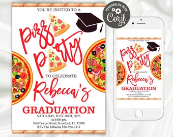 Class Pizza Party Invitation - Etsy