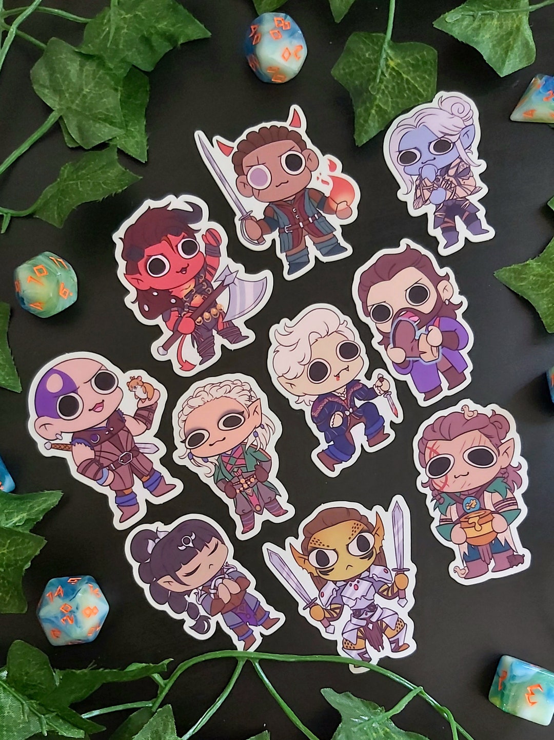 Baldur's Gate 3 Goober Character Stickers - Etsy