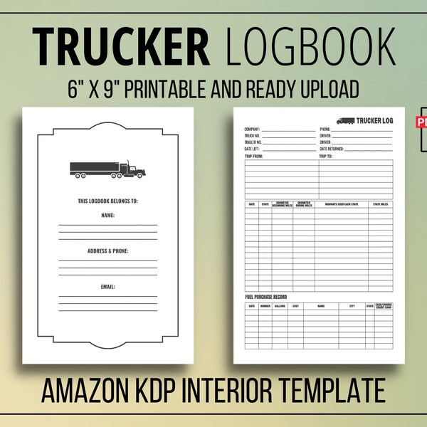 Travel Log Book - Etsy