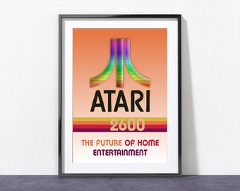 Atari 2600 Console Poster - Etsy