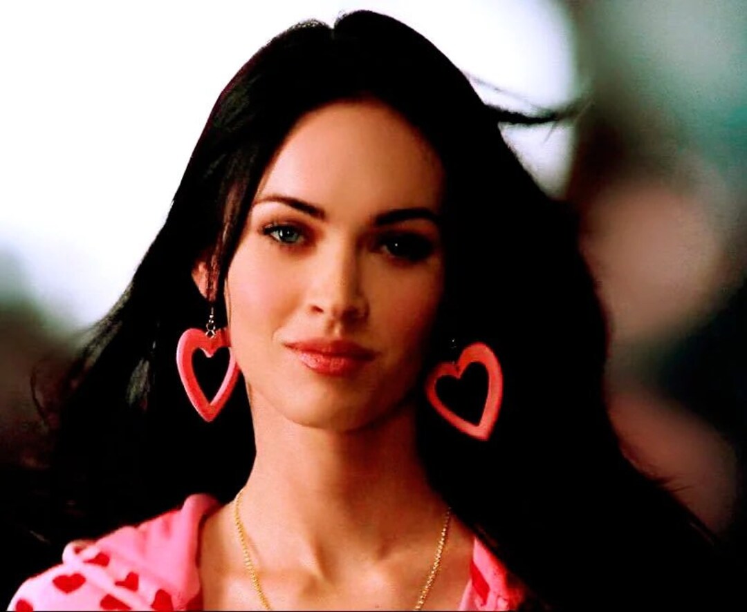 Jennifers Body Valentines Day Heart Earrings Etsy Uk