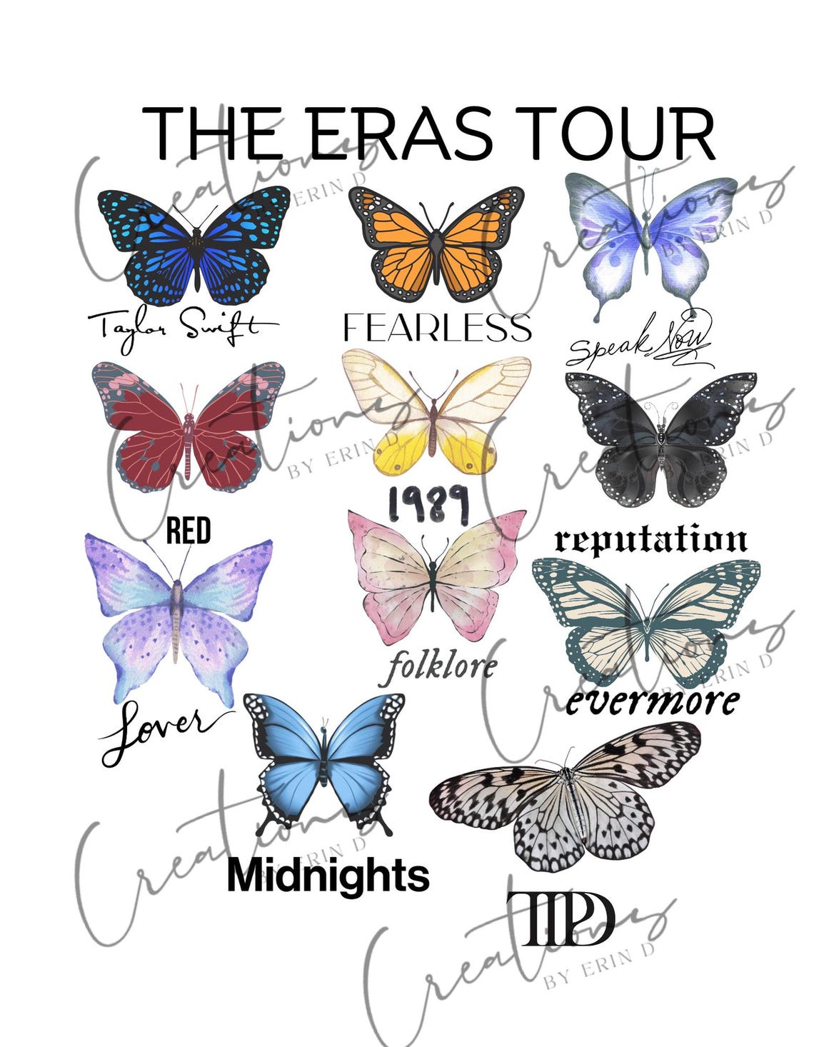 Eras Tour SVG Download - Etsy