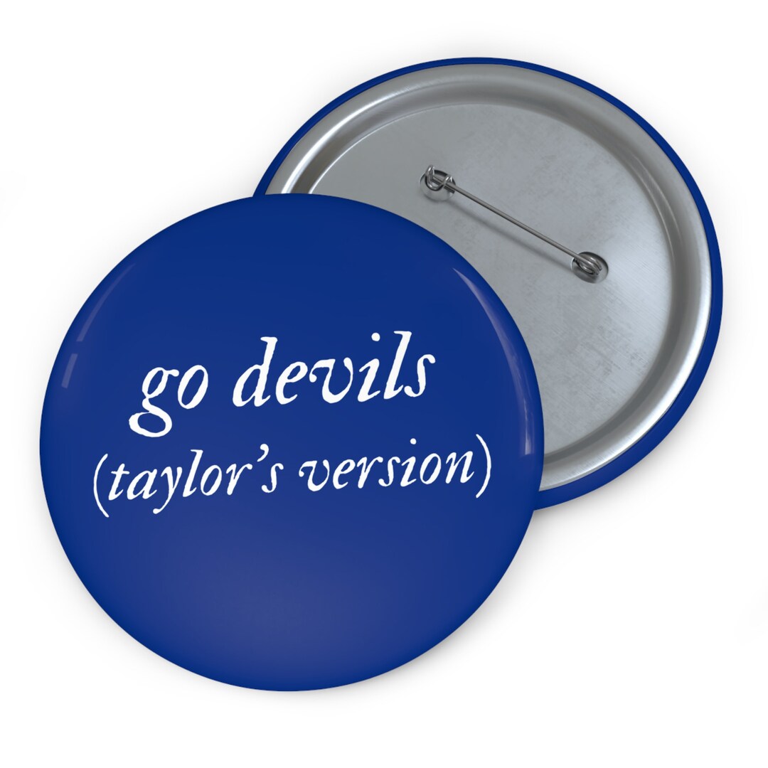 Duke University Taylor's Version Gameday Pinback Football Button - Etsy