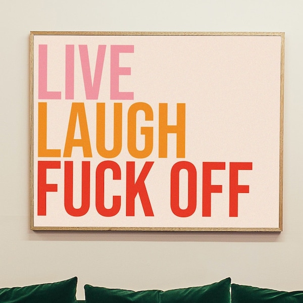 Funny Poster Print - Etsy UK