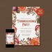 Cottage Thanksgiving Party Invitation - Digital Download, Cottage Core ...