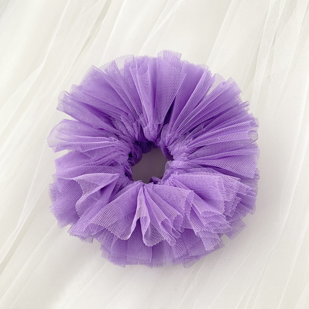Ballet Bun Wrap, Ballerina Scrunhie, Tulle Scrunchie, Ballet Headpiece ...