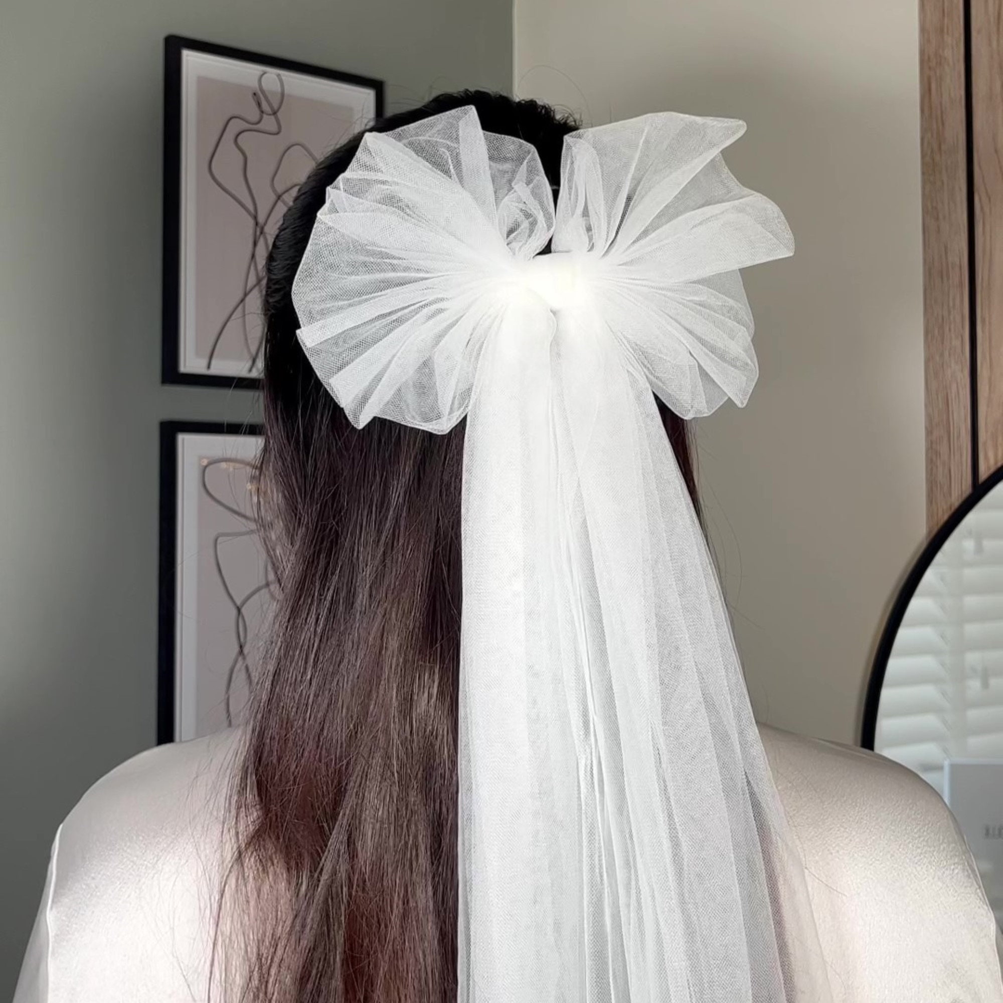 Hen Party Bow Veil Wedding Hair Bow Hens Party Veil Hen Do - Etsy Canada