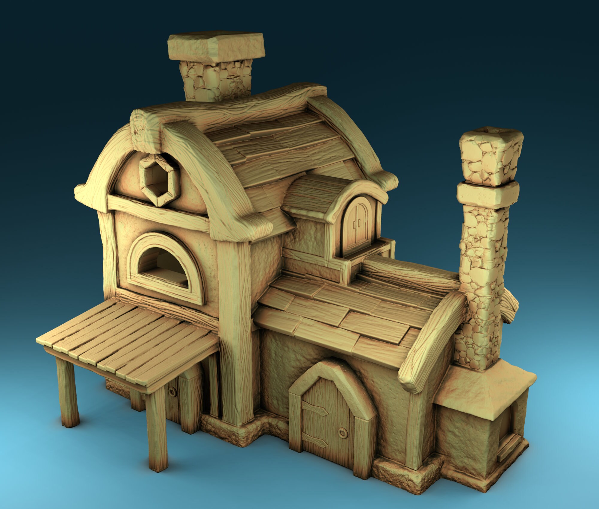 14x Middle Ages Fantasy Style Buildings Part 1 for 3D Printing - Etsy