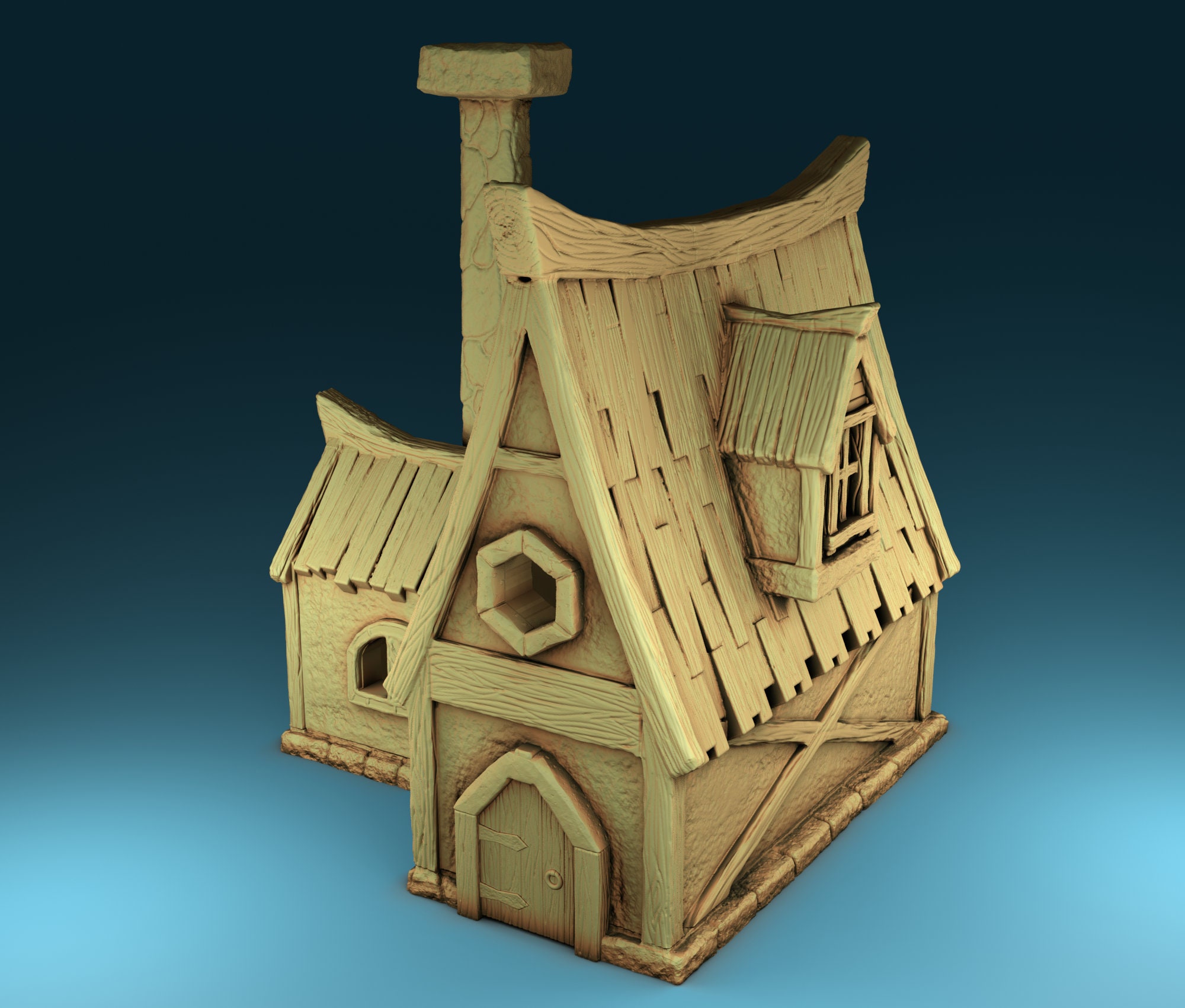 14x Middle Ages Fantasy Style Buildings Part 1 for 3D Printing - Etsy
