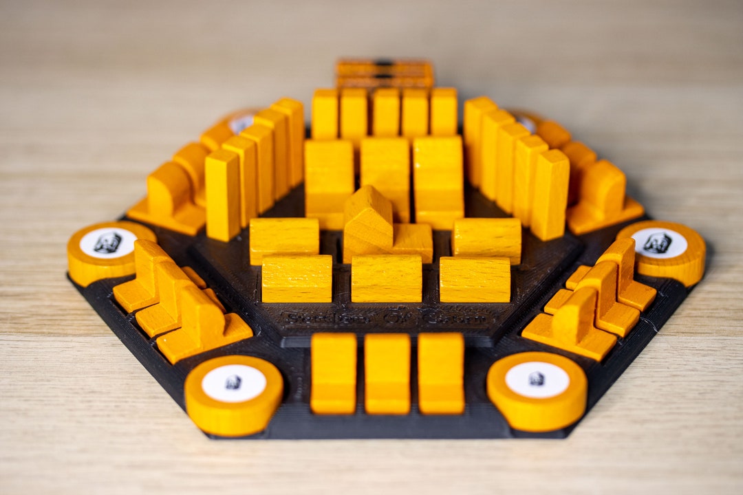 Catan Game Pieces Organiser Board All Pieces 3d Printed Eco-friendly ...