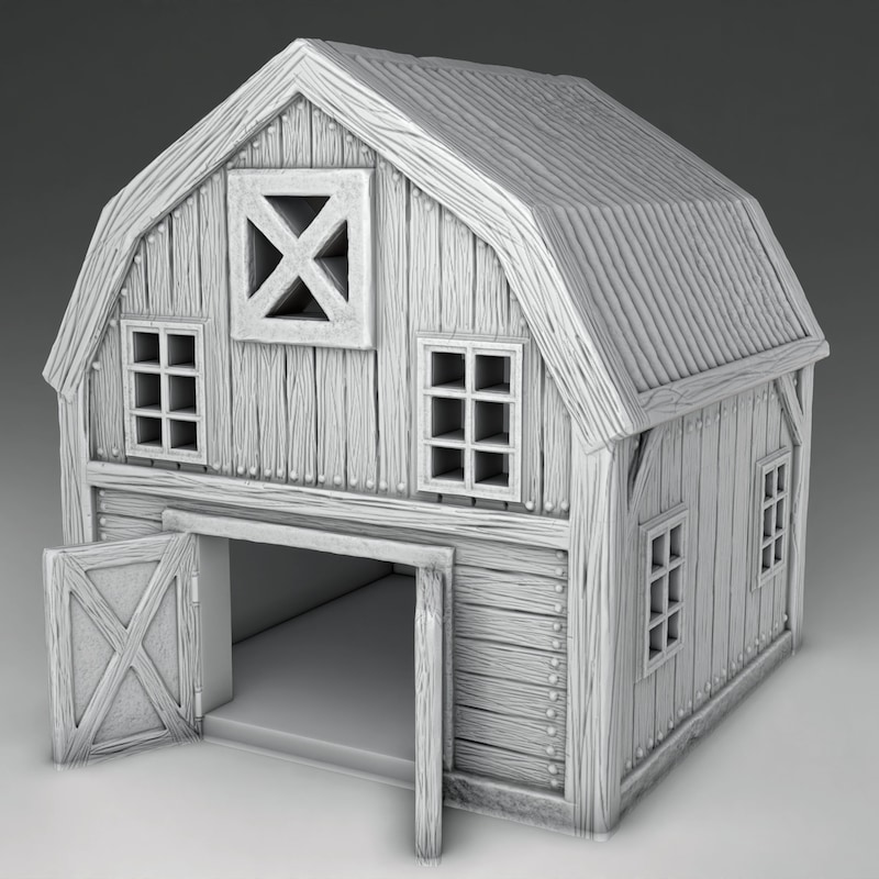Stl Farm Buildings - Etsy UK