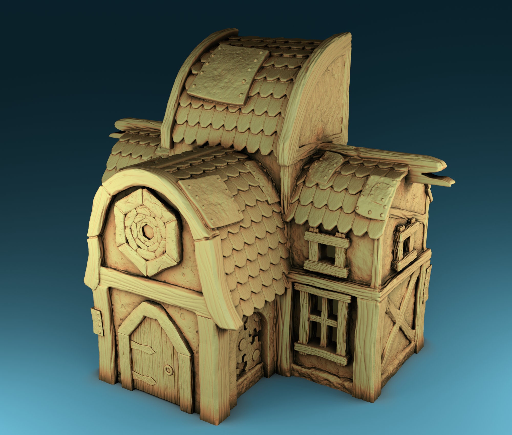 14x Middle Ages Fantasy Style Buildings Part 1 for 3D Printing - Etsy
