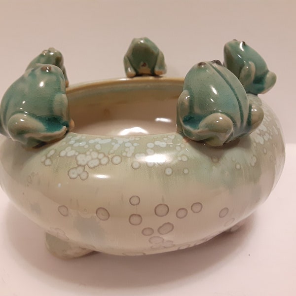 Frog Planter - Etsy
