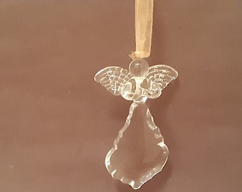 Crystal Angel Tree Ornament - Etsy