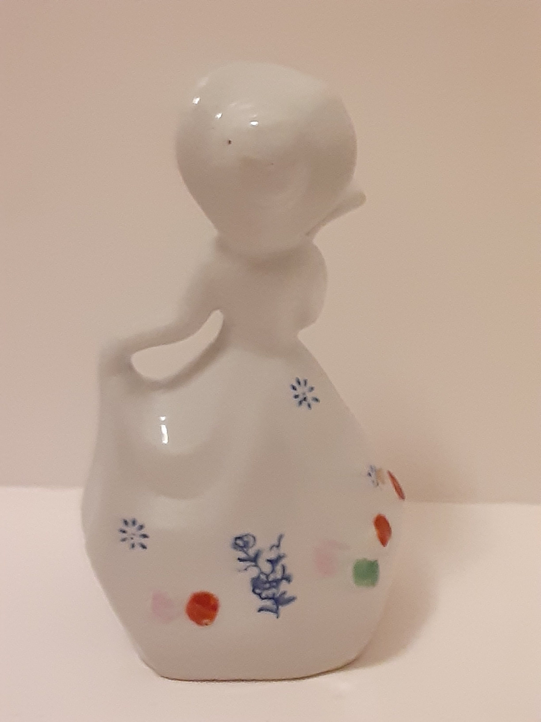 Vintage Porcelain Colonial Lady Blue Bell Holding a Fan, Vintage Dinner ...