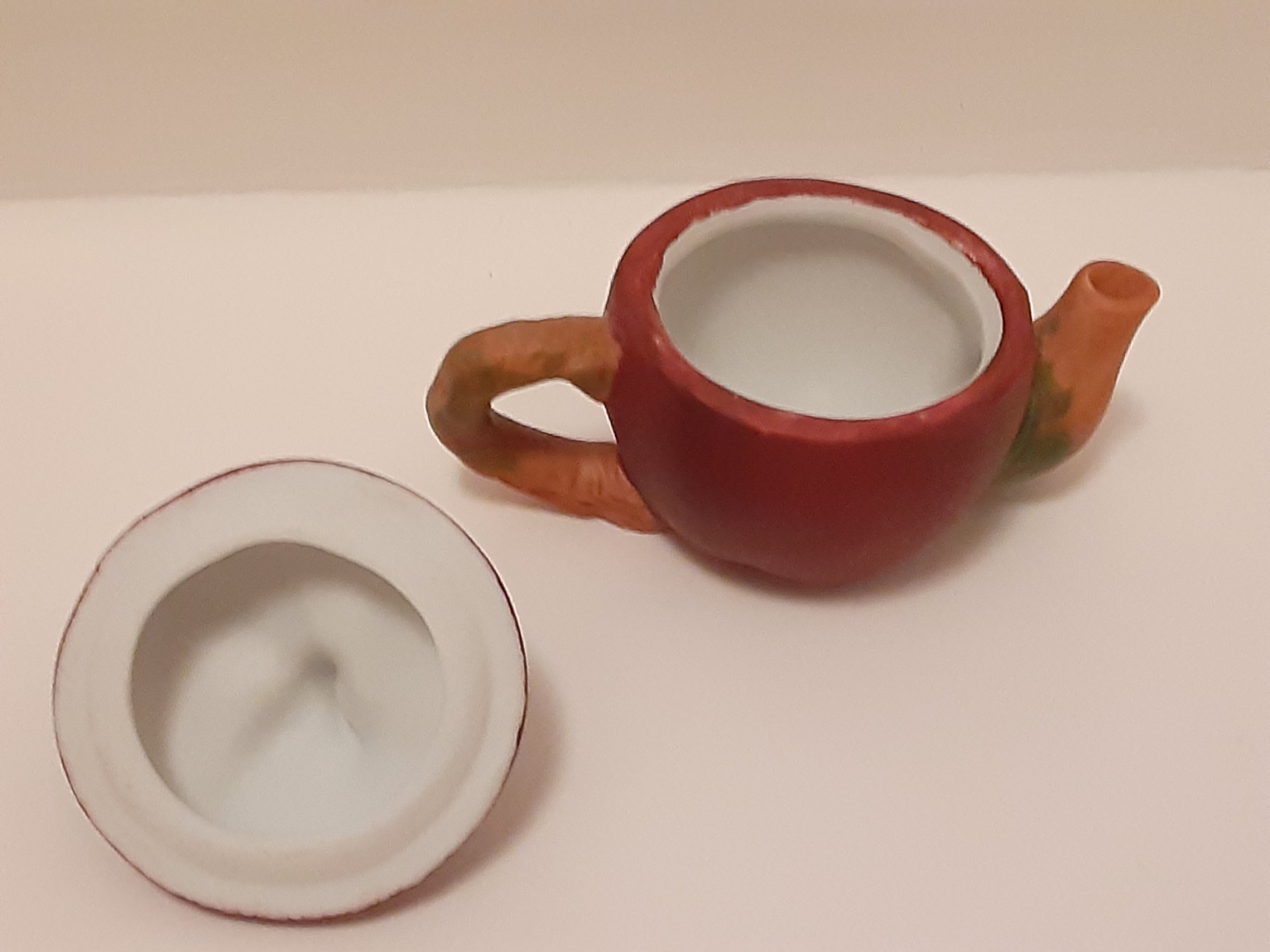 Vintage Miniature Apple Design Teapot Fruit Design Teapot - Etsy
