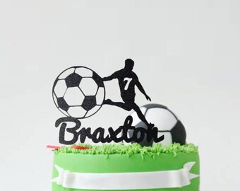Football Player Cake Topper - Etsy Australia