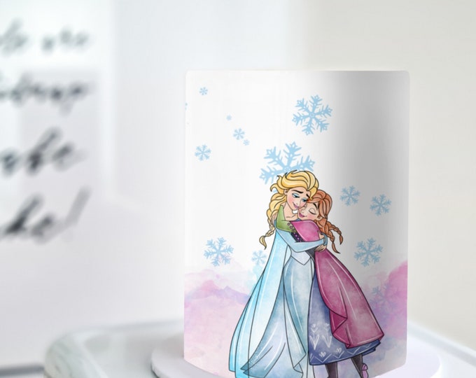Elsa & Anna Cake Wrap Frozen A4 Edible Image Licensed Icing Sheet - Etsy