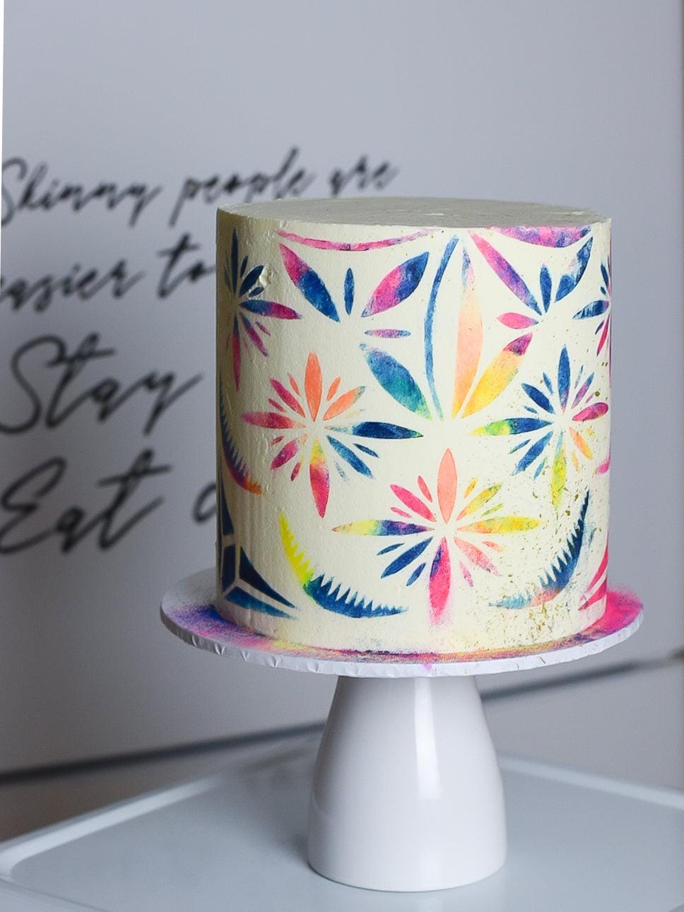 Polynesian Samoan Design Cake Stencil - Craft Cake Wrap - Moana Island ...