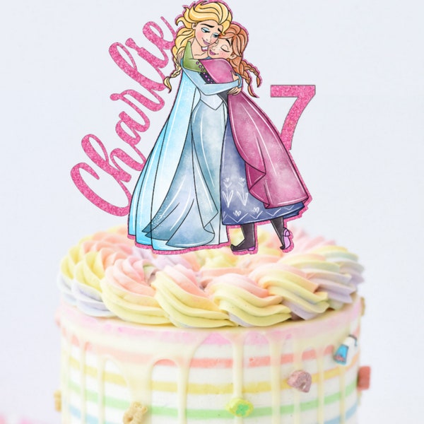 Elsa Cake Topper - Etsy Canada