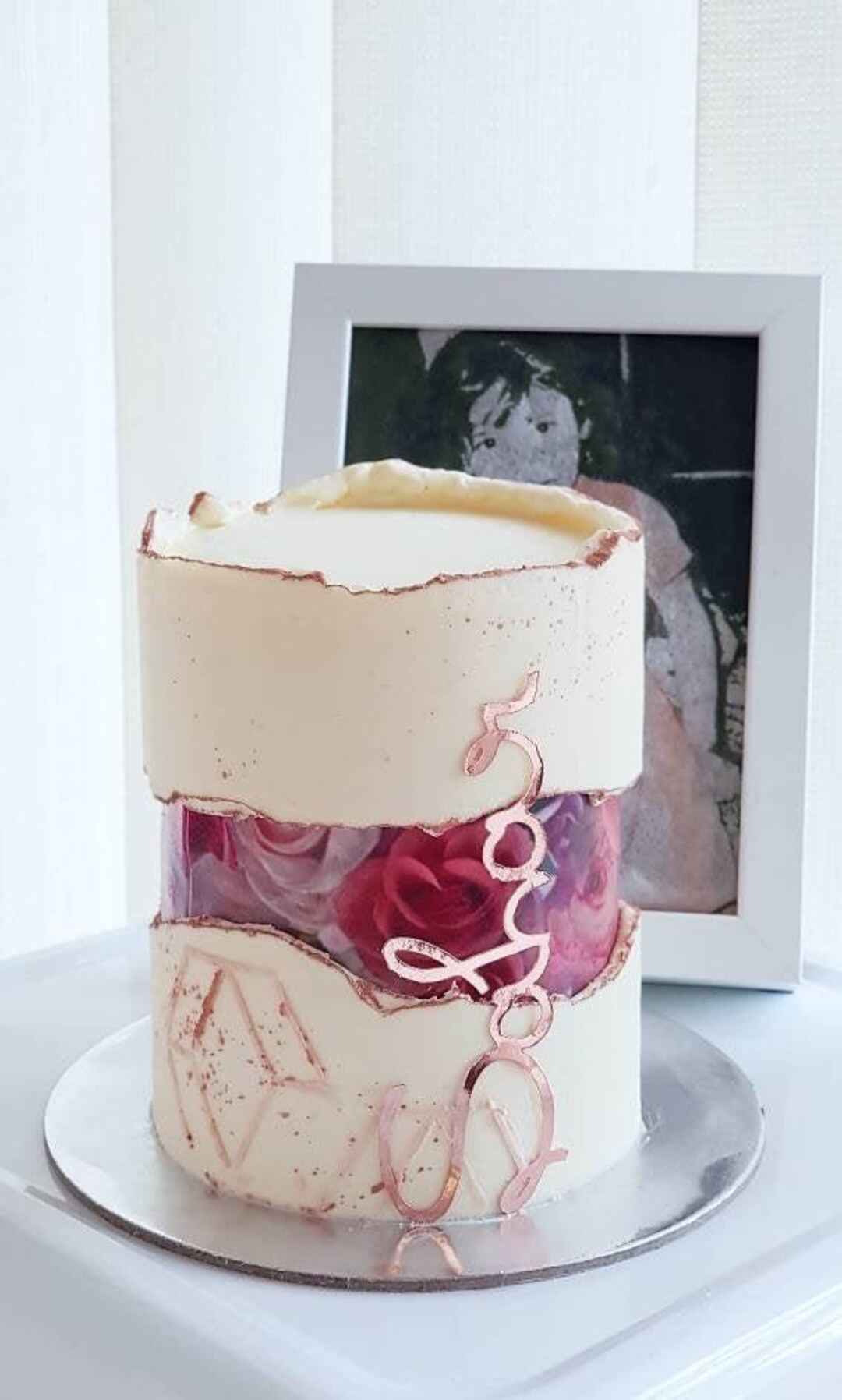 Pink Floral Edible Image / Roses Edible Image/ A4 Cake Wrap - Etsy
